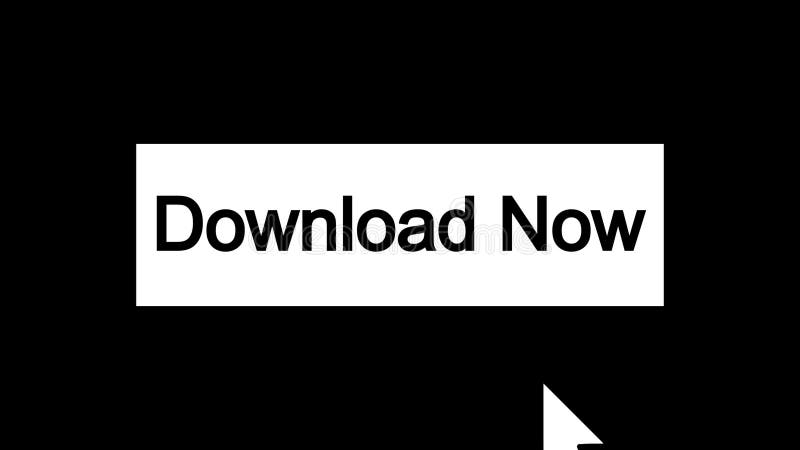 Rectangular Download Now Button Animation, Black and White Stock Video - Video of computer ...