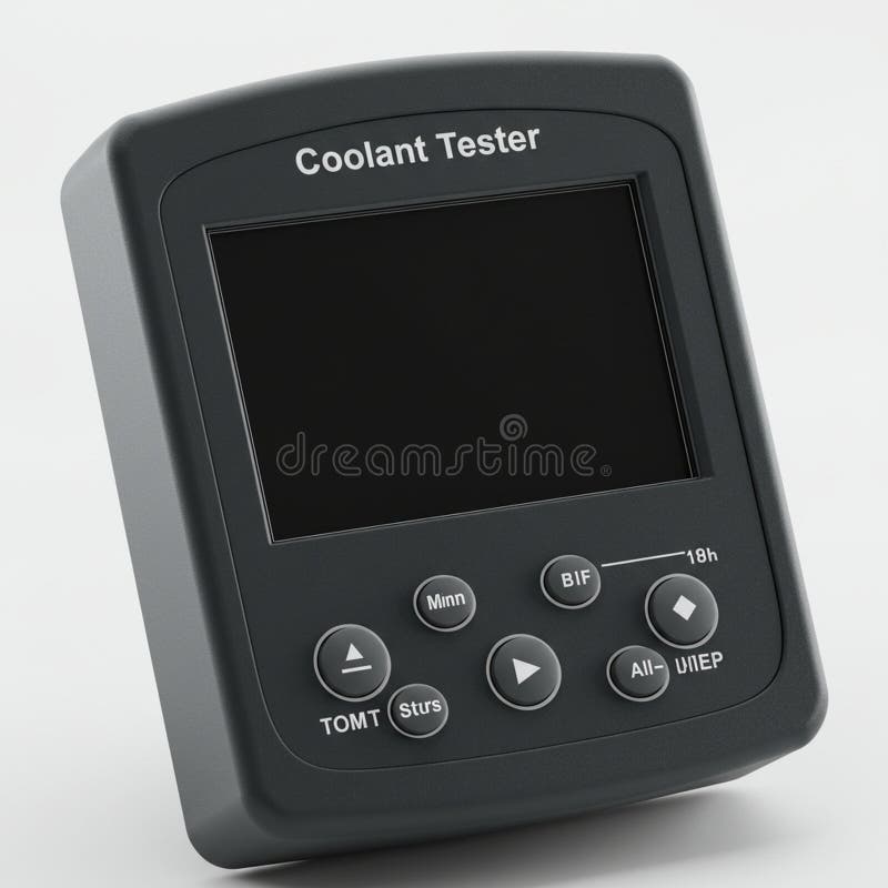Rectangular Electronic Device Labeled "Coolant Tester" with a Digital ...