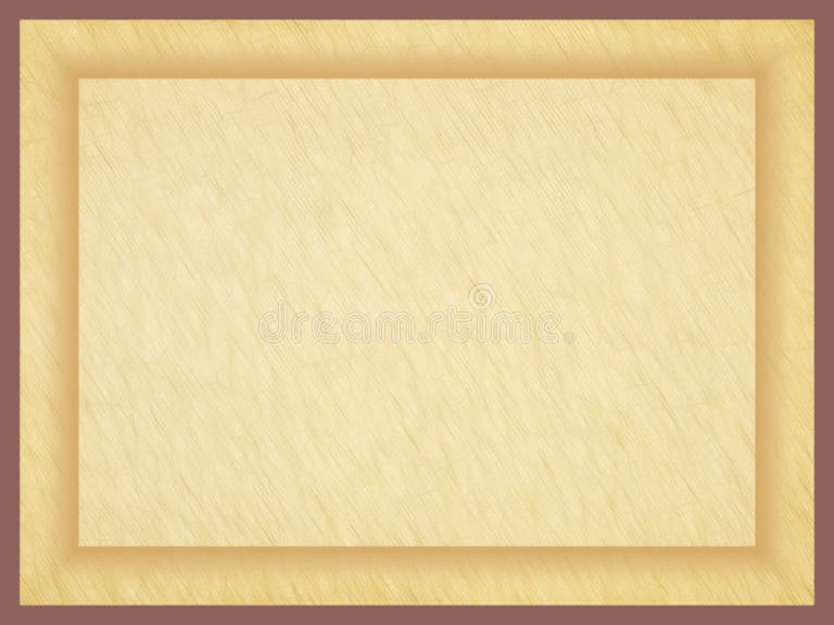 Rectangular Empty Old Papyrus Photo Frame. Stock Illustration ...