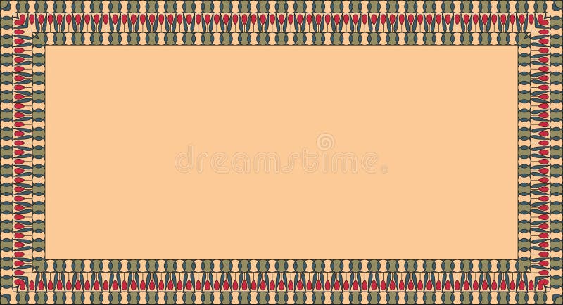 Tribal Rectangular Frame Stock Illustrations – 168 Tribal Rectangular ...