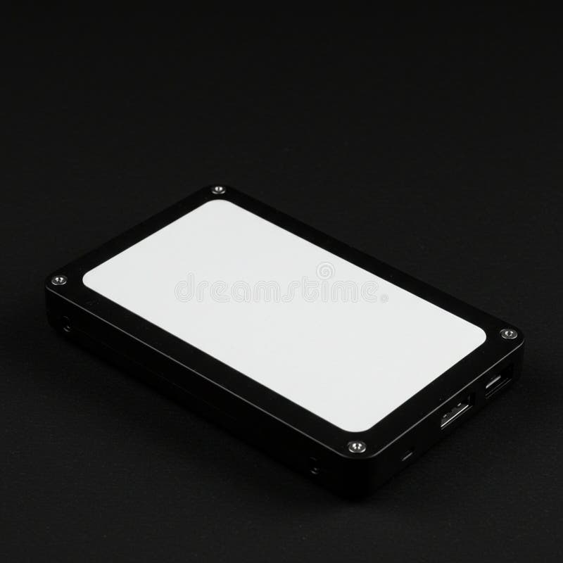 Black Rectangular External Hard Drive Stock Illustrations – 64 Black ...