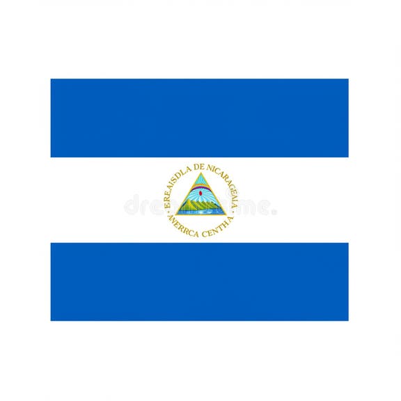 A Rectangular Flag Featuring Three Horizontal Stripes: Blue at the Top ...