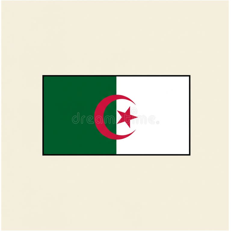Rectangular Flag with Two Vertical Bands: Green on the Left and White ...