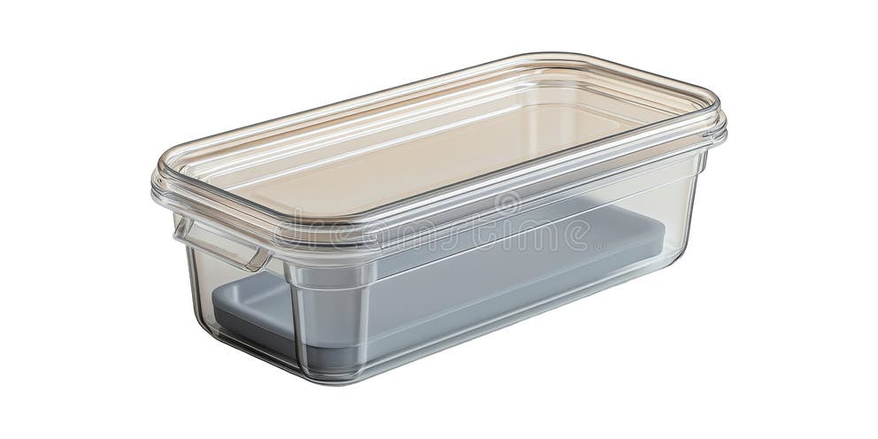 Rectangular Food Storage Container with Lid. Kitchen Organization and ...