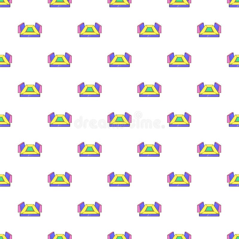 Rectangular Football Stadium Pattern Stock Vector - Illustration of ...