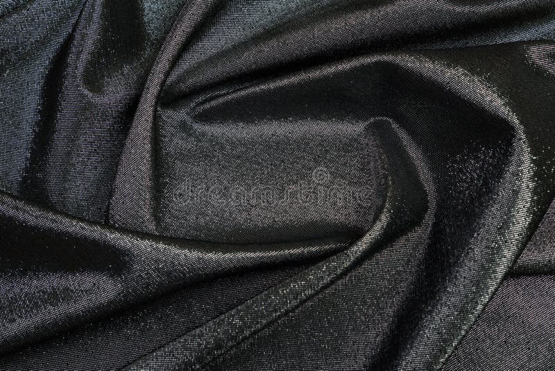 Rectangular Frame of Black Shiny Fabric Lined Stock Photo - Image of ...