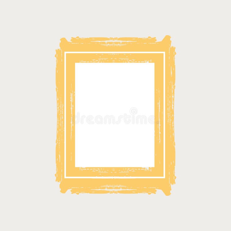 Rectangular Frame for the Design of Banners, Inscriptions, Logos and ...