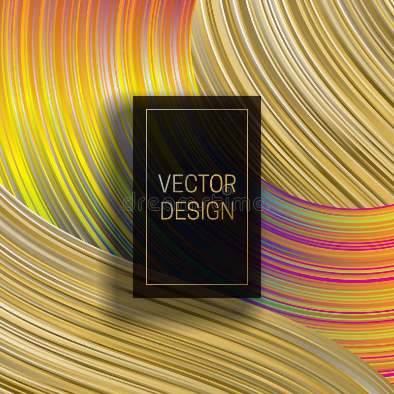 Rectangular Holographic Frames Set in Psychedelic Vaporwave Style ...