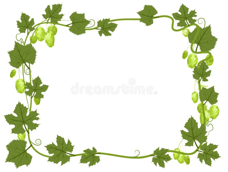 Vine Frame Rectangular Stock Illustrations – 126 Vine Frame Rectangular ...