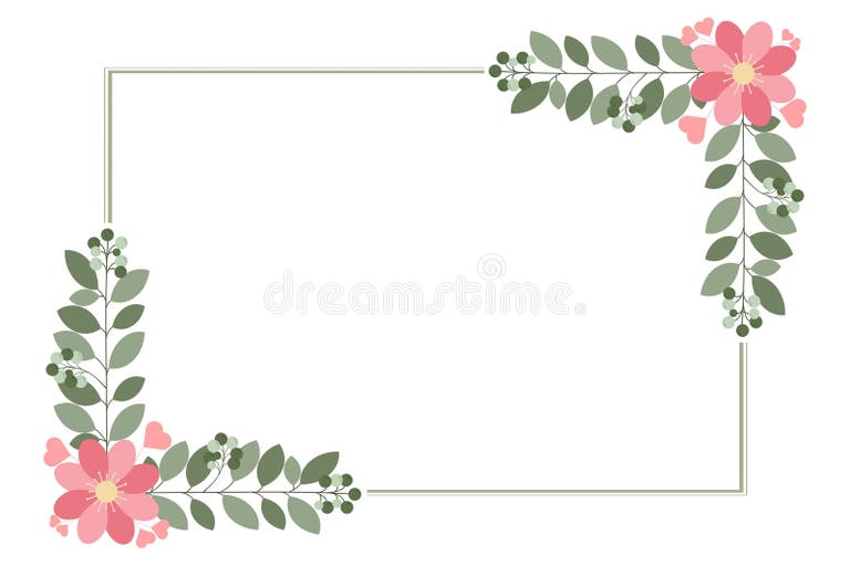 Rectangular Leaf Border Transparent Background Stock Illustrations – 125 Rectangular Leaf Border ...