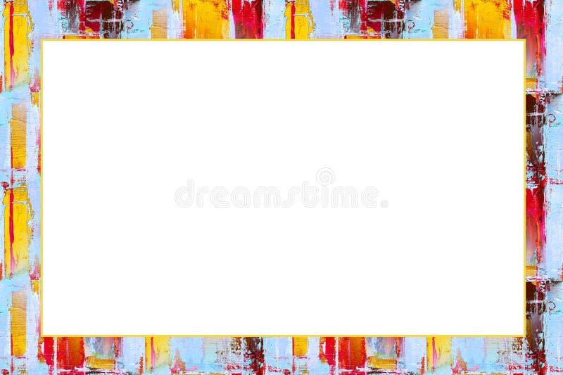 Rectangular Frame for Photos Stock Illustration - Illustration of frame ...