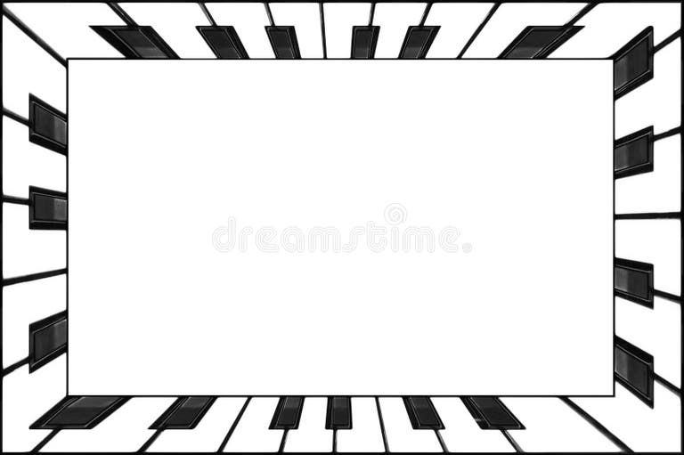 Keyboard Border Frame Stock Illustrations – 929 Keyboard Border Frame ...