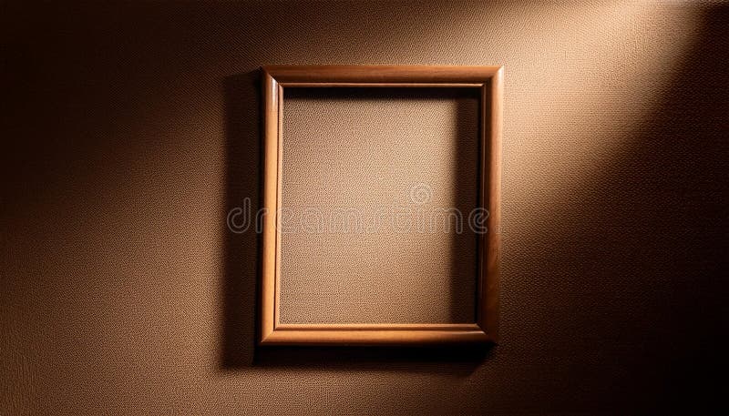 Rectangular Frame with Subtle Lighting Stock Illustration ...