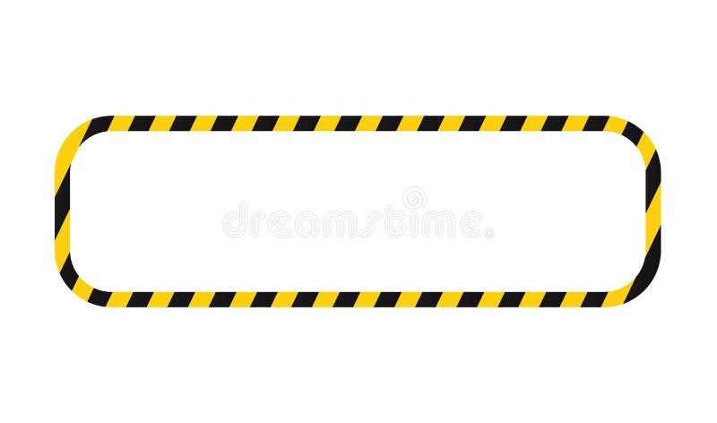 Yellow Black Safety Tape. Warning of Danger and Caution Stock Vector ...