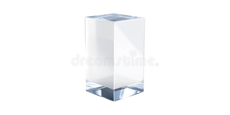 Rectangular Glass Block. Minimalist Design and Modern Aesthetic ...