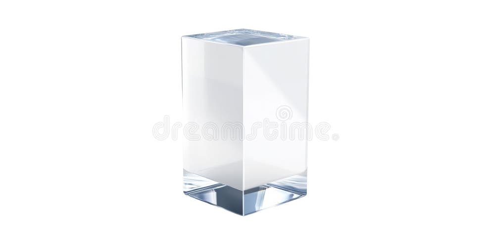Rectangular Glass Block. Minimalist Design and Modern Aesthetic ...