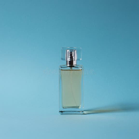 Rectangular Glass Perfume Bottle with a Clear Liquid Inside, Set ...