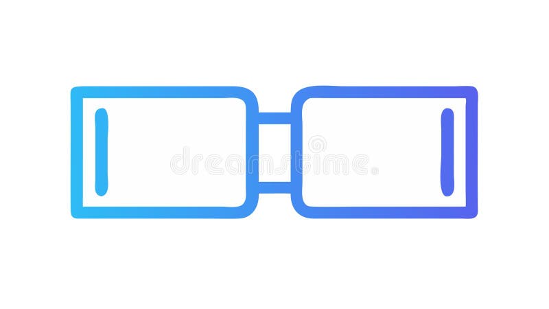 Rectangular Goggles Icon for Protection or Swimming , Vector Design ...