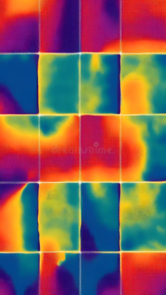 Thermal Grid Texture stock photo. Image of pattern, green - 392102398