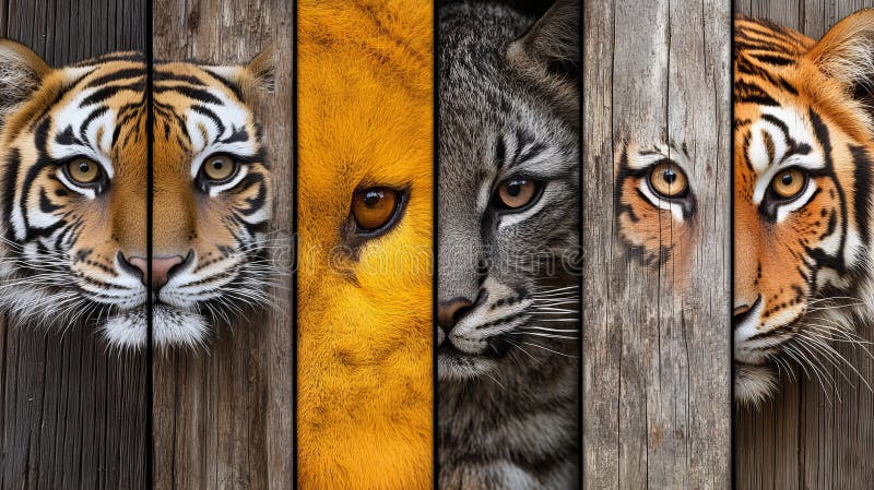 Cute Animal Faces Grid Stock Photos - Free & Royalty-Free Stock Photos ...