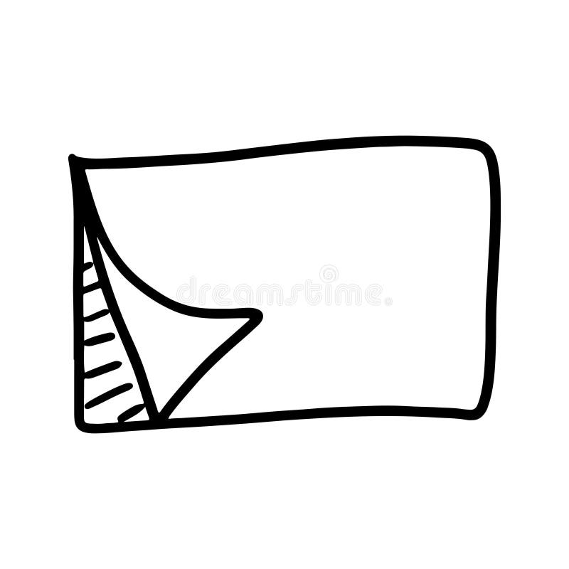 Rectangular Hand Drawn Frame. Doodle in Linear Style with Scribble ...