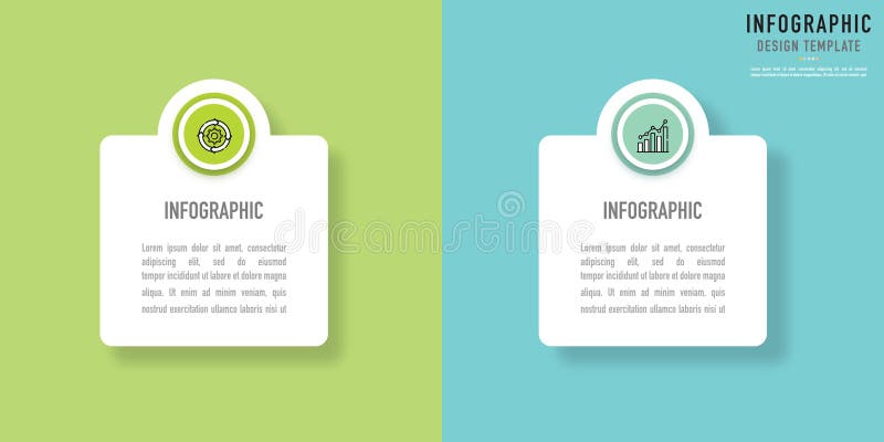 Rectangular Infographic for Business Presentation Stock Vector ...