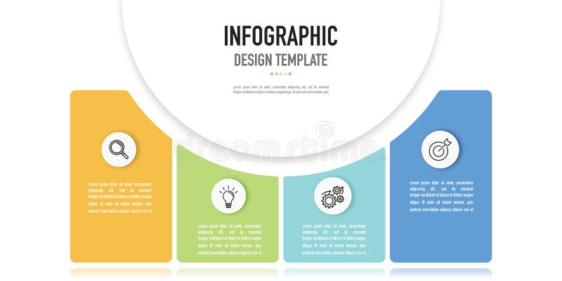 Rectangular and Semicircular Infographic for Business Presentation ...
