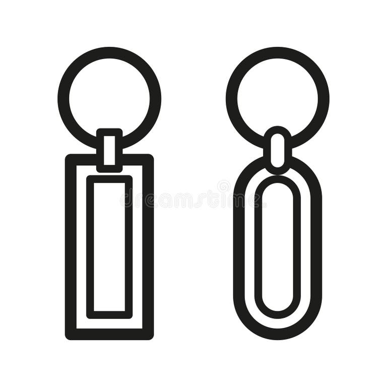 Simple Keychain Stock Illustrations – 699 Simple Keychain Stock ...