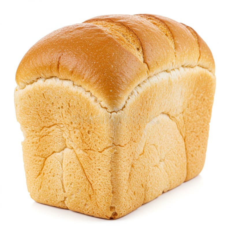 A Rectangular Loaf of Bread with a Golden-brown, Lightly Glossy Crust ...