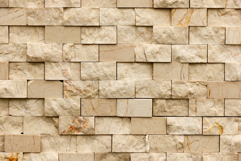 Rectangular Marble Tiles in Beige Color. Beige Marble Wall Texture ...