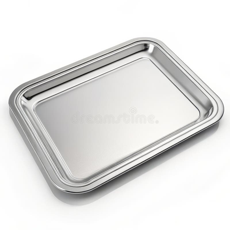 Rectangular Tin Box. Metal Box for Various Purposes Stock Illustration ...
