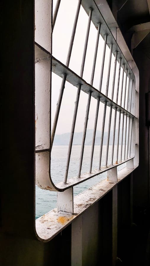 Window on a Ship To Look at the Sea Stock Image - Image of furniture ...