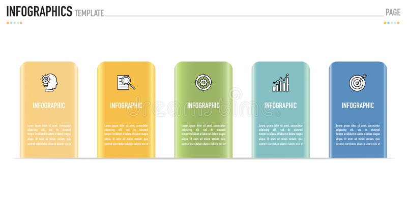 Rectangular Metallic Texture Infographic for Business Presentation ...