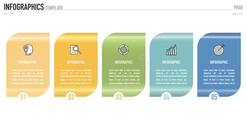 Rectangular Metallic Texture Infographic for Business Presentation ...