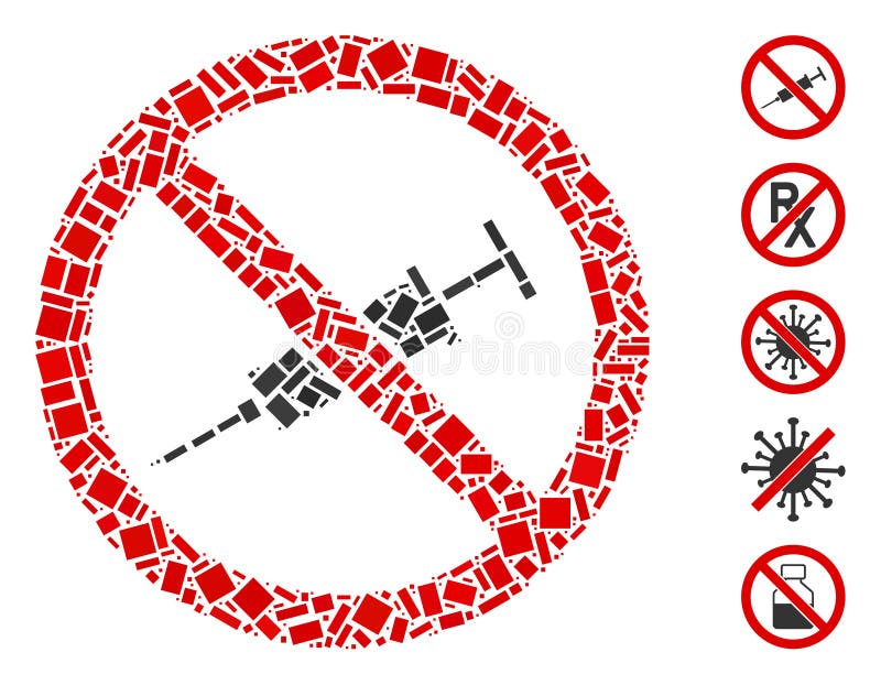 Rectangular Mosaic No Injection Stock Illustration - Illustration of ...
