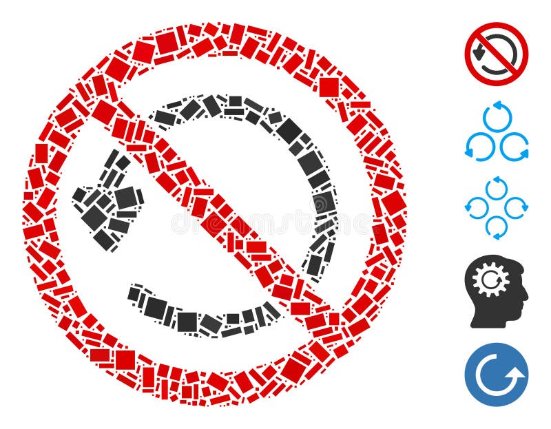 Rectangular Mosaic Not Rotate Stock Illustration - Illustration of ...