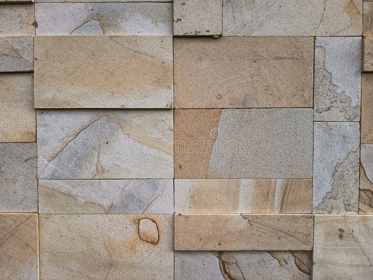 Rectangular Natural Rock Wall Tile Texture for 3D Rendering Material ...