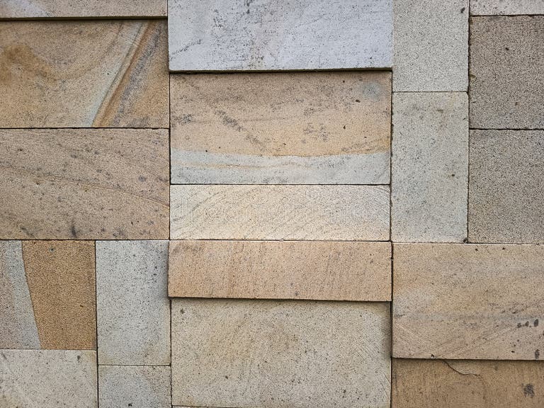 Rectangular Natural Rock Wall Tile Texture for 3D Rendering Material ...