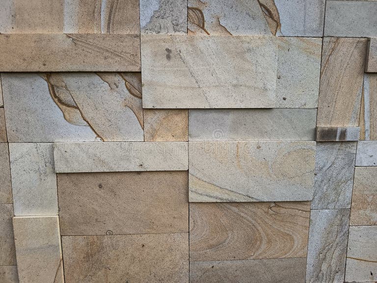 Rectangular Natural Rock Wall Tile Texture for 3D Rendering Material ...