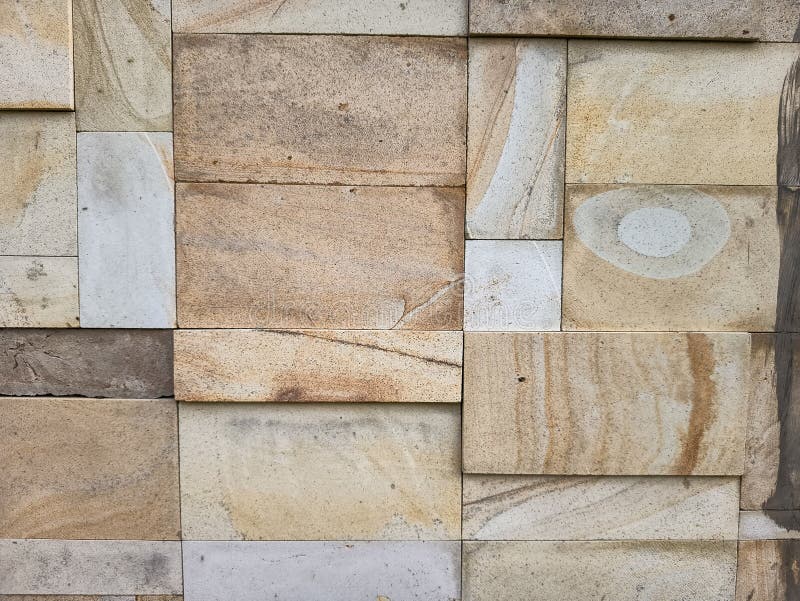 Rectangular Natural Rock Wall Tile Texture for 3D Rendering Material ...