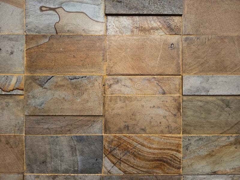 Rectangular Natural Rock Wall Tile Texture for 3D Rendering Material ...