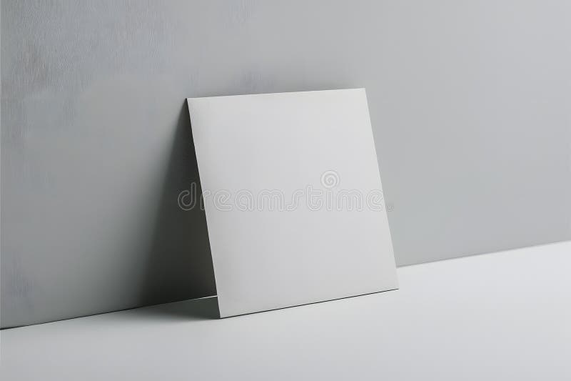 Rectangular Object with Sharp Edge and Raised Top Against Gray ...