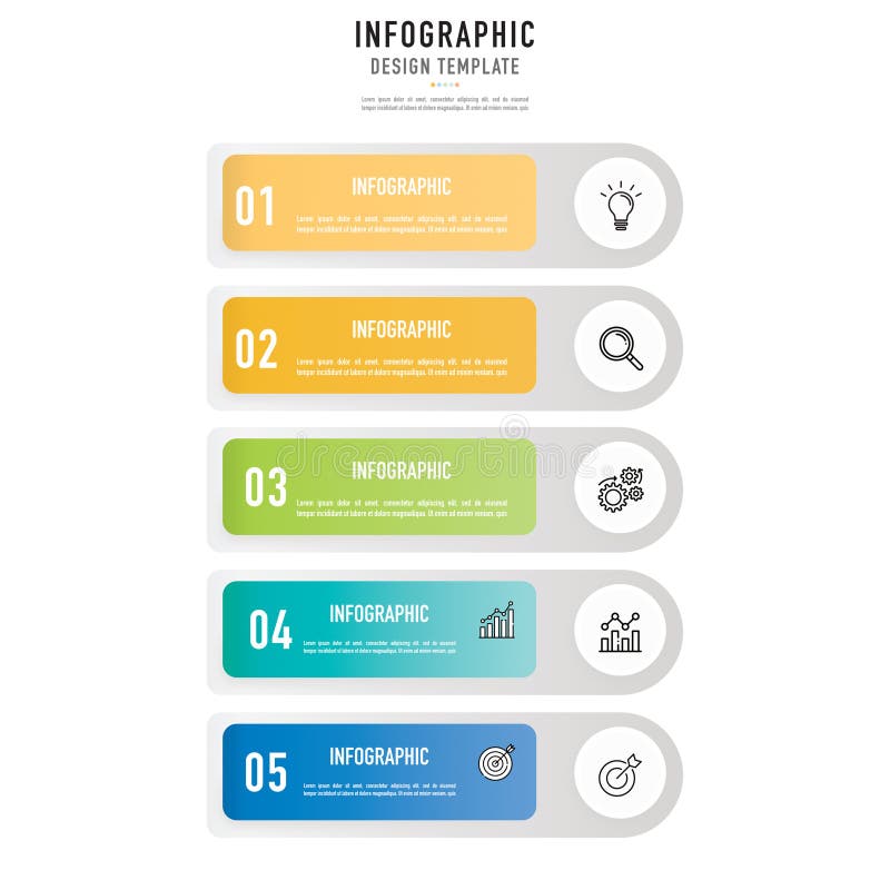 Rectangular and Circular Roadmap Isometric Infographic for Business Presentation Stock Vector ...