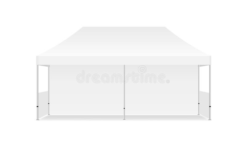 Rectangular Outdoor Canopy Tent Mockup Stock Vector - Illustration of ...