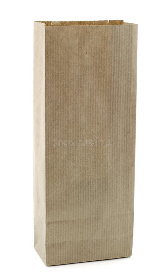 Rectangular paper bag stock photo. Image of gift, recycling - 6764904