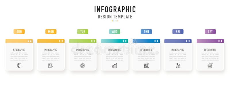 Rectangular Paper Origami Infographic for Business Presentation Stock ...
