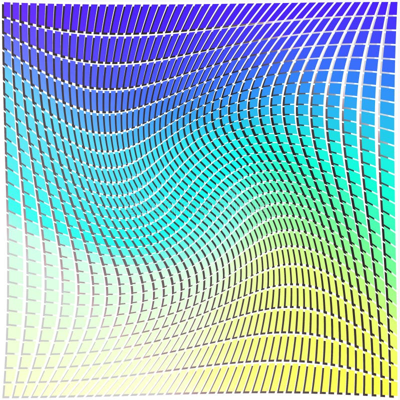 Rectangular Pattern Shape in Colorful Pattern Background Warp Stock ...