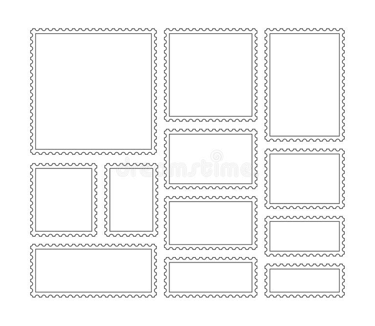 Outline Stamps Stock Illustrations – 1,849 Outline Stamps Stock ...