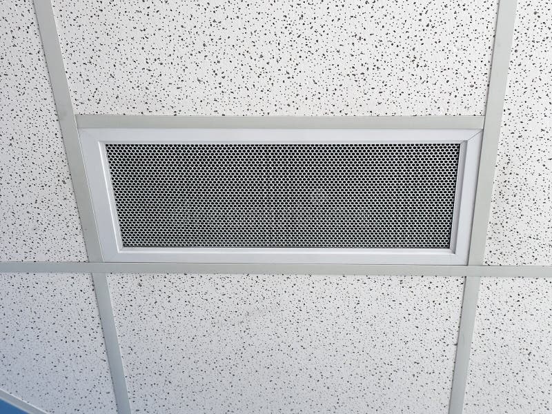 A Rectangular, Perforated Metal Grille, a Ventlab, Installed in a ...