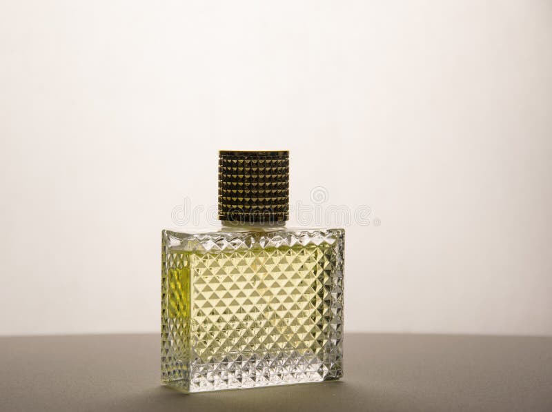 Red Rectangular Perfume With Black Lid Isolated Stock Photo - Image of ...